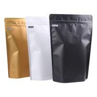 China 1/2 Lb Pound 250g Aluminum Foil Stand Up Coffee Bag With Ziplock Degassing Valve for sale
