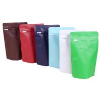 China Airtight Fresh-keeping Resealable Aluminium Foil Lined Coffee Pouches with Degassing Valve for sale
