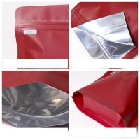 China 1 Pound 500 G Colorful Aluminium Foil Laminate Stand Up Coffee Pouches With Zipper Degassing Valve for sale