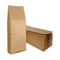China Four Side Sealed Stand Up Coffee Pouches With Valve 1lb 2lb Moisture Proof Oxygen Barrier for sale
