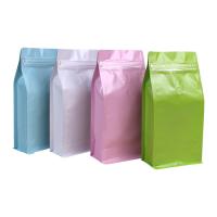 China Customizable Zip/Heat Seal Colorful Printing Square Bottom Coffee Bag for sale