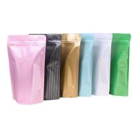 China Zipper Stand Up Coffee Pouches with Personalized Printing and Degassing Valve for sale