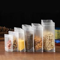 China Matte Clear Stand Up Pouch With Zipper Glossy 110microns Per Side Light Proof for sale
