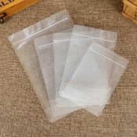 China 3.9 x 5.9 Inch Heat Seal Matte Clear Stand Up Pouch Bags with Resealable Zipper Lock for Food, Beans, Snacks Packaging for sale