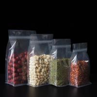 China Wholesale Smell Proof Plastic Square Bottom Side Gusset Zipper Pouch Bags for Food Storage for sale