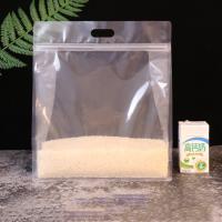 China Transparent And Moisture proof Stand Up Zipper Packaging Pouches For Food Storage for sale