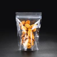 China Crystal Clear Stand Up Pouches with Zipper Lock for Dry Fruits, Nuts, Snacks, Candy Food Packaging for sale