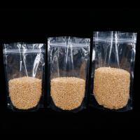 China Eco friendly Clear Heat Sealable Bags Clear Stand Up Pouches | Customized Printing | 100 Microns for sale