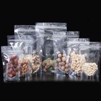 China Odor Proof Clear Plastic Packaging Bags / Transparent Stand Up Pouches with Custom Printing for sale