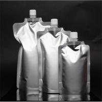 China PET/AL/RCPP Stand Up Spout Pouch Bags For Reusable Liquid Packaging for sale