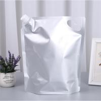 China PET/AL/RCPP Spouted Flexible Packaging with Customizable for Food Liquids for sale