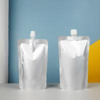 China Flexible Liquid Stand Up Spouted Pouches with PET/AL/RCPP Construction for Baby Food, Milk, Beverages Packaging for sale