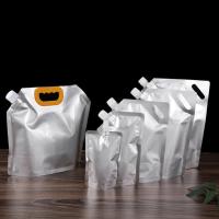China Watertight Aluminium Foil Stand up Liquid Spouted Pouches with Printing for sale