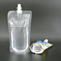 China Gravure Print Decorated Flexible Spouted Pouch Packaging With Heat Seal Handle for sale