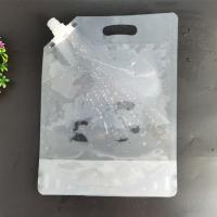 China Leak Proof BPA Free Beverage Spouted Stand Up Pouches Pouches With Spout with Handle for sale