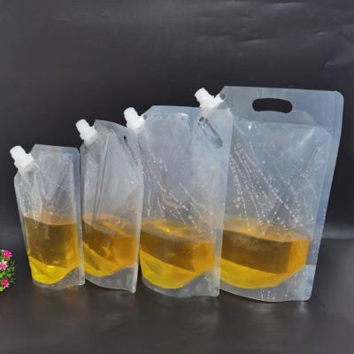China Heat Sealable Standup Aluminum Foil Spout Pouch Bags For Beverage for sale