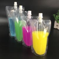 China Customizable Heat Seal Stand Up Spout Pouches for Adult Alcohol, Beer, Beverages Drinks Packaging for sale