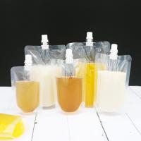 China Custom Order Gravure Printing Spout Pouches with Heat Seal and Surface Handle for sale