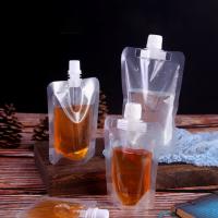 China Customized Heat Seal Pour Liquid Spout Bags Wholesale For Beverage Stores for sale