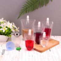 China Customizable Supermarket Spout Stand Up Pouches with Heat Sealable PA/NY for sale