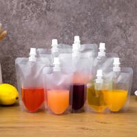 China Customizable Supermarket Spout Stand Up Pouches with Heat Sealable PA/NY for sale