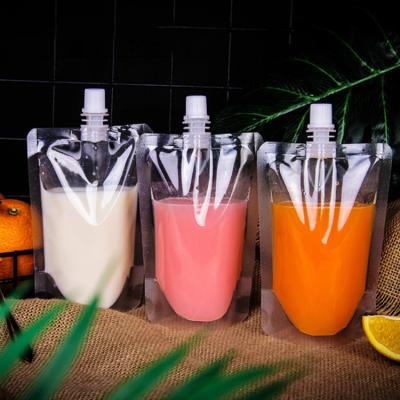 China Heavy Duty Retortable Stand Up Spout Pouches with Reusable Lid Cap for Beverage Packaging for sale