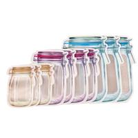China Vibrant Pre Printed Plastic Pouches with Zipper Seal for Airtight Storage for sale
