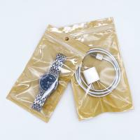China Eco Friendly Front Side Transparent Clear Window 3 Side Seal Flat Pouch With Zipper Back Brown for sale