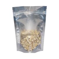 China Digital Printing Front Clear Foil Backed Stand Up Pouch with Heat Seal for Snack Food Packaging for sale