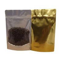 China Aluminium Foil Backed Resealable Zipper Stand Up Pouch Heat Sealer Customisable Front Clear for sale