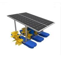 China Lakes 2m Solar Power Oxygen Air Pump Solar Powered Fish Pond Aerator 10W for sale