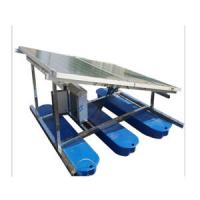 China Lake Solar Paddle Wheel Aerator Stainless Steel 50m2 Fountain Aerator For Pond for sale