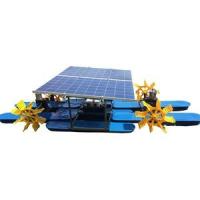 China 2m Water Wheel Pond Aerator 60dB Low Noise Solar Powered Paddle Wheel for sale