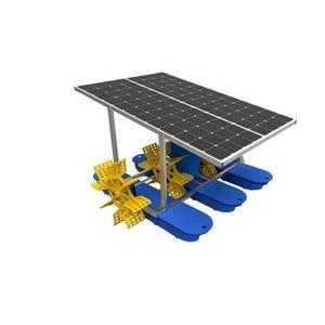 China Surface Floating Solar Powered Surface Aerator DC Brushless Motor Aerator Dia 3 for sale