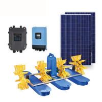 China 48v 25m3/H Solar Powered Surface Aerator Lake 4 Paddle Wheel 1 Acre Pond Aerator for sale
