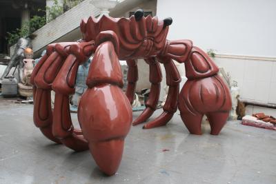 China OEM Large Bread Crab Arch Sculpture Of Marine Animals Polishing Surface for sale