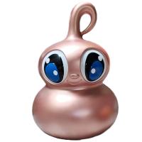 China Stainless Steel Lovely Cartoon Treasure Edition Metal Art Sculptures Rose Gold for sale