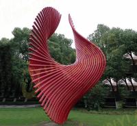 China ODM Stainless Steel Spray Painted art Sculpture Outdoor Furnishings for sale