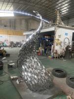 China Custom Outdoor Water Pool Metal Art Sculptures Decorations for sale