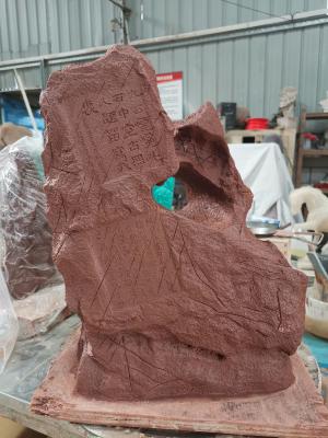 China ODM Handmade Clay Sculpture Casting Rockery Fake Stone Sculpture for sale