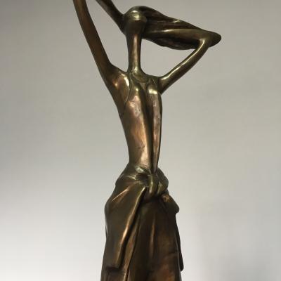 China Interior Famous Portrait Sculpture Abstract Cast Famous Bronze Sculptures for sale