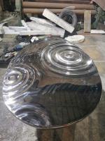 China Hall Furniture Sculptures Steel 316 Water Sky Mirror Sculpture for sale
