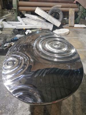 China Hall Furniture Sculptures Steel 316 Water Sky Mirror Sculpture for sale