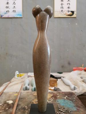 China Cast Iron Art Sculpture Gift Office Contemporary Stainless Steel Sculpture for sale