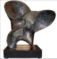 China Hall Decorated Copper Art Sculpture Handicraft Works Antique Bronze Sculptures for sale