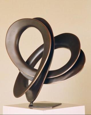 China OEM Interior Copper Art Sculpture Painted Abstract Resin Sculptures for sale