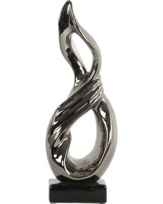 China Gold Abstract Garden Sculpture Surface Brushed Abstract Table Sculptures for sale