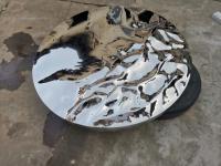 China Modern Space 316 Wall Decoration Pendant Abstract Metal Wall Decor Sculpture for sale