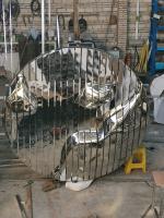 China 316 Large Metal Wall Art Sculptures Modern Bronze Garden Statues for sale