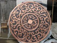 China Chinese Style Bronze Wall Sculpture , Landmark Bronze Garden Sculpture for sale